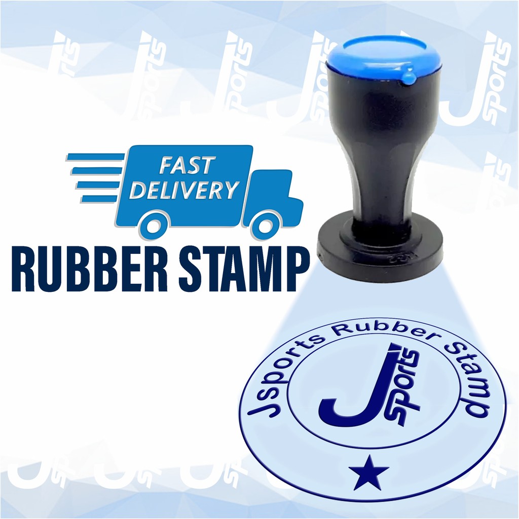 Rubber Stamp (standard & good quality) rectangle and circle shape ...