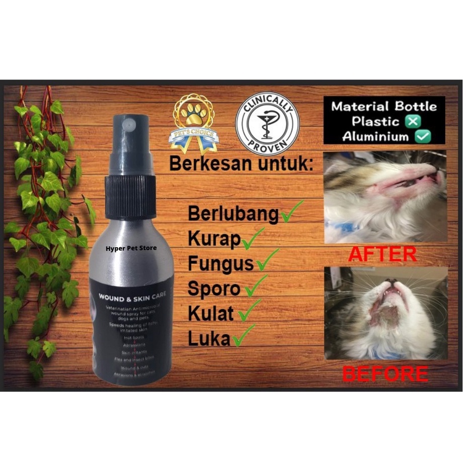 Ubat Luka Kucing / Spray Kucing / Cat Spray / Ubat Kurap Kucing Untuk ...