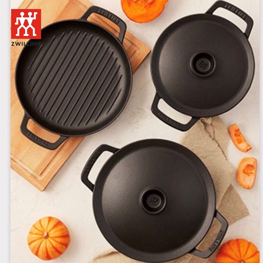 ZWILLING DRAGON Cast Iron Cookware, Black | Shopee Malaysia