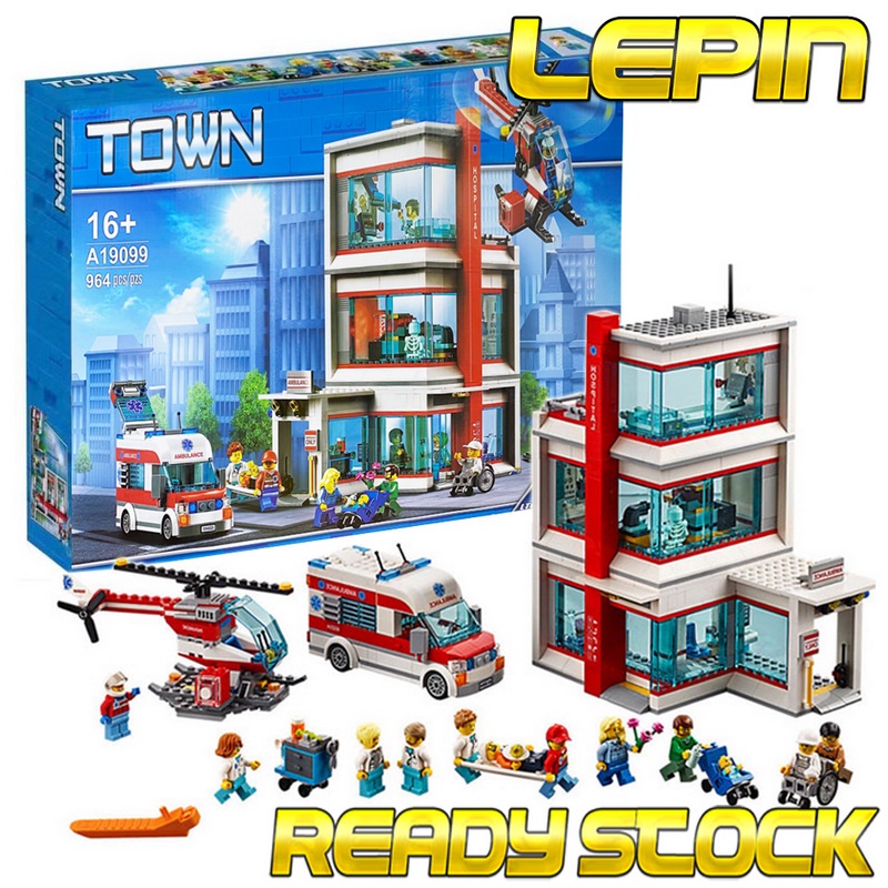 LEPIN 02114 Cities Series The Capital City A19099 The Town Hospital ...