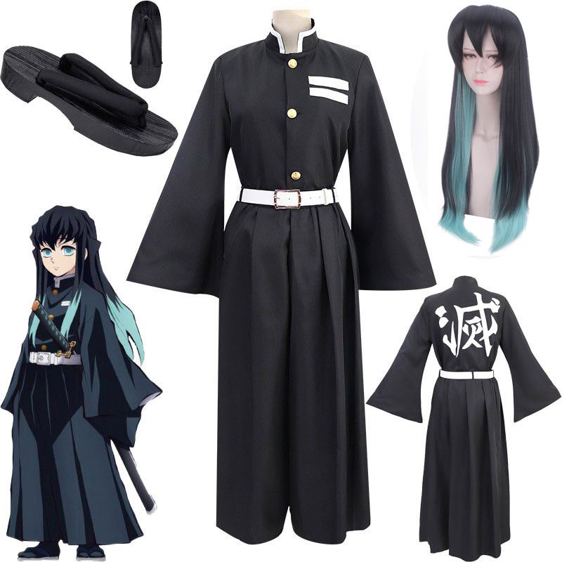 Anime Demon Slayer Kimetsu no Yaiba Mist Pillar Tokito Muichiro Cosplay ...