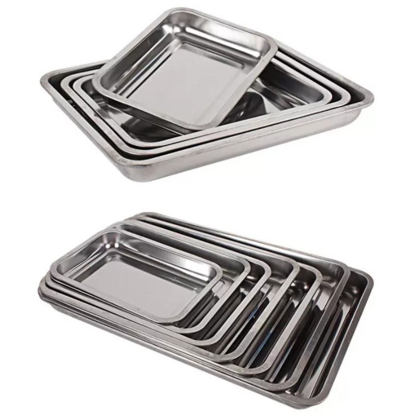 Stainless Steel Rectangular Tray /Serving Tray / Deep Serving Tray ...