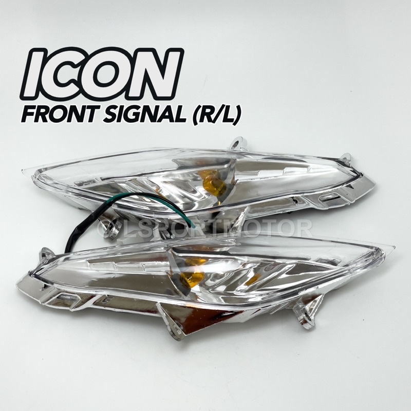 HONDA ICON FRONT SIGNAL (CLEAR) R/L SIGNAL LAMP ASSY FRONT WINKER DEPAN ...