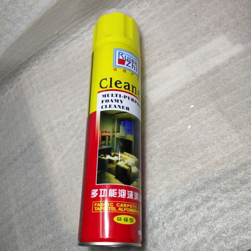 Rui Zhi Multi-Purpose Foam Cleaner 650ml With Head Brush (No Water Needed) | Shopee Malaysia