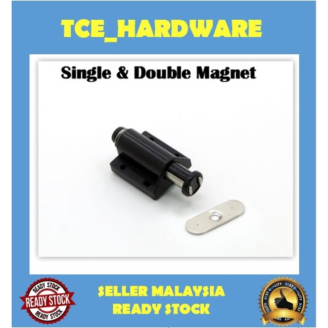 Double Black & Single Black Hi-Fi Cabinet Magnet Door Push To Open Kayu ...