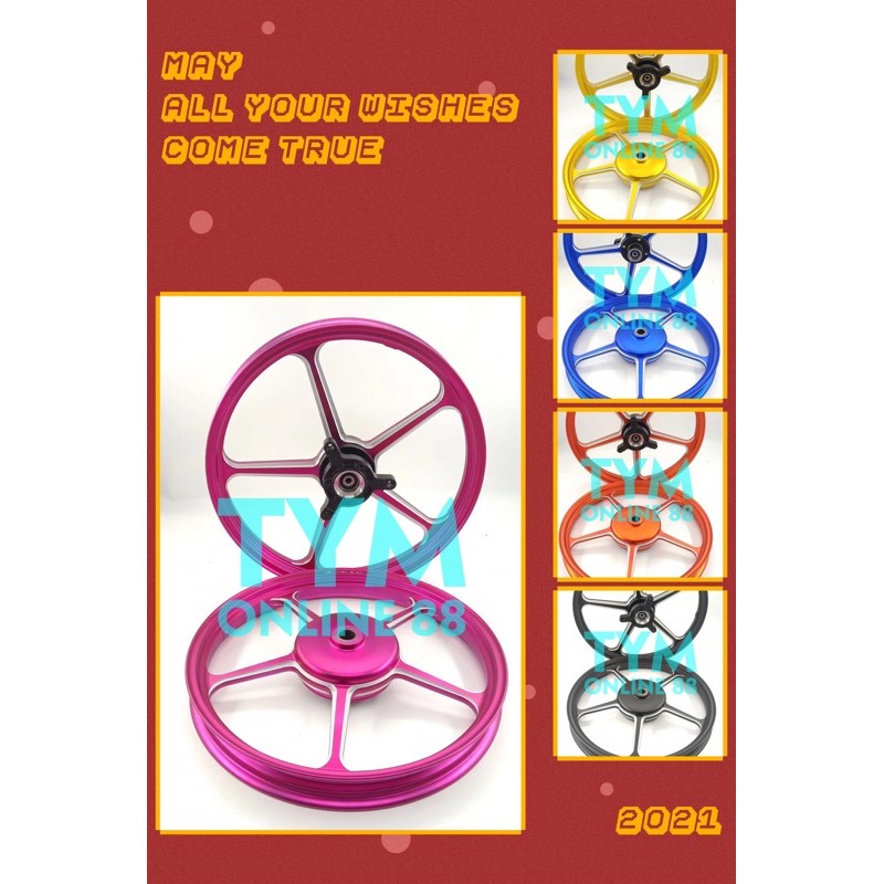 💯 ORIGINAL AJI 505 SPORT RIM NVX155 AJI RACING | Shopee Malaysia