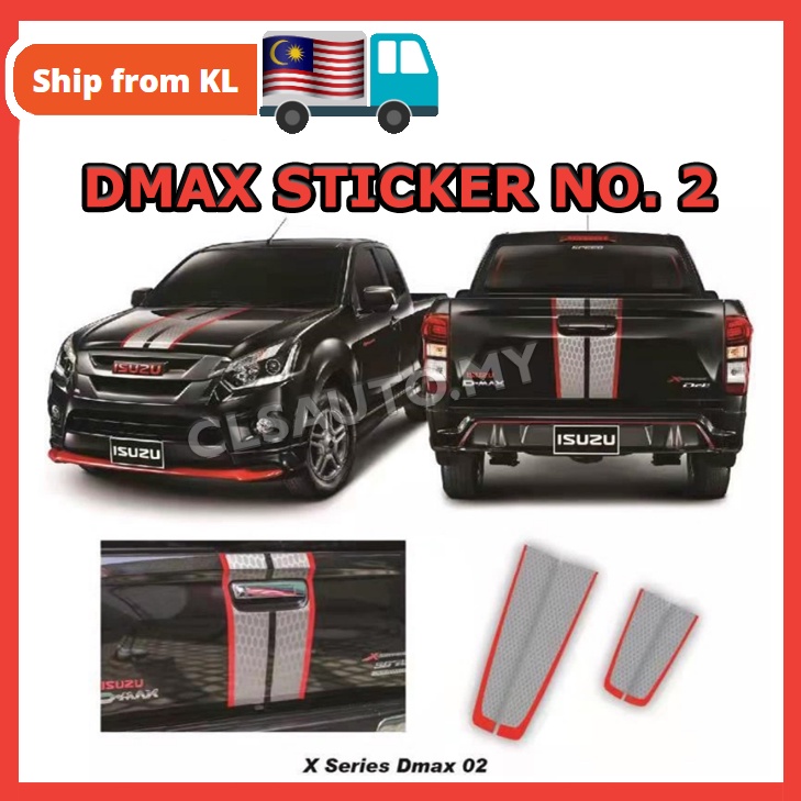 ISUZU DMAX Sticker Body Car Side Lining Decal Accessories (11 Designs ...