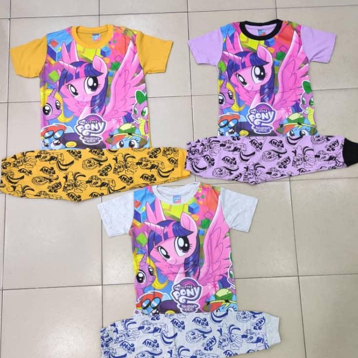 MY LITTLE PONY PYJAMAS Children's Set Pyjamas Kids Cotton Jersey ...