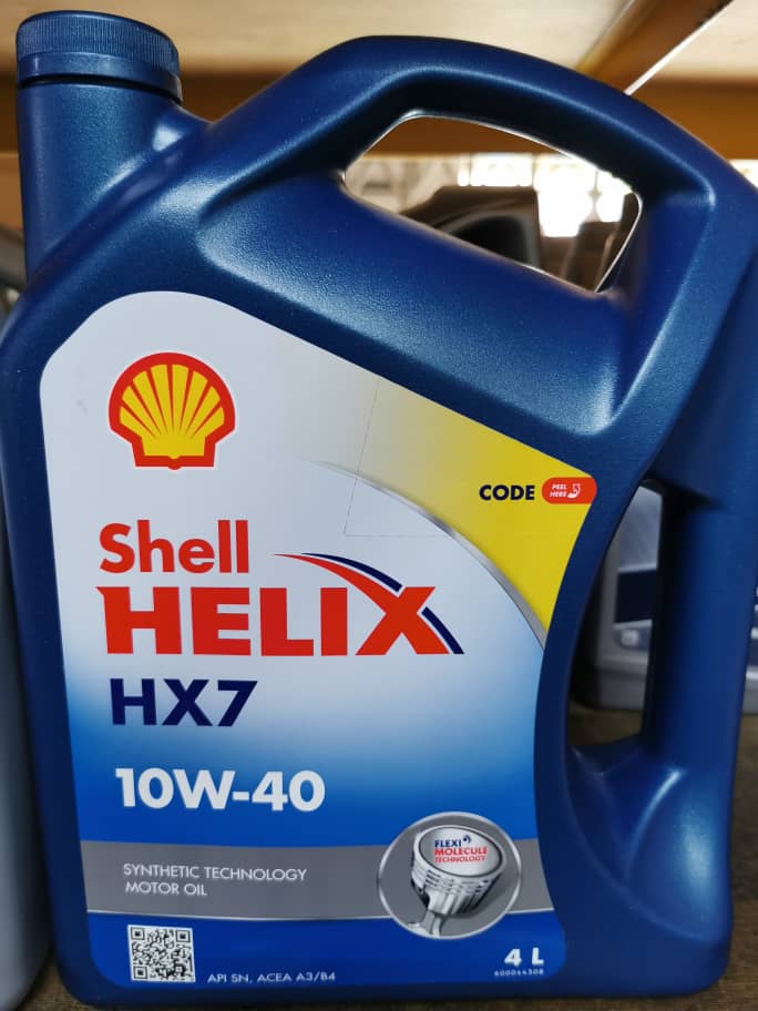 SHELL HELIX HX7 10W-40 ENGINE OIL 4L | Shopee Malaysia