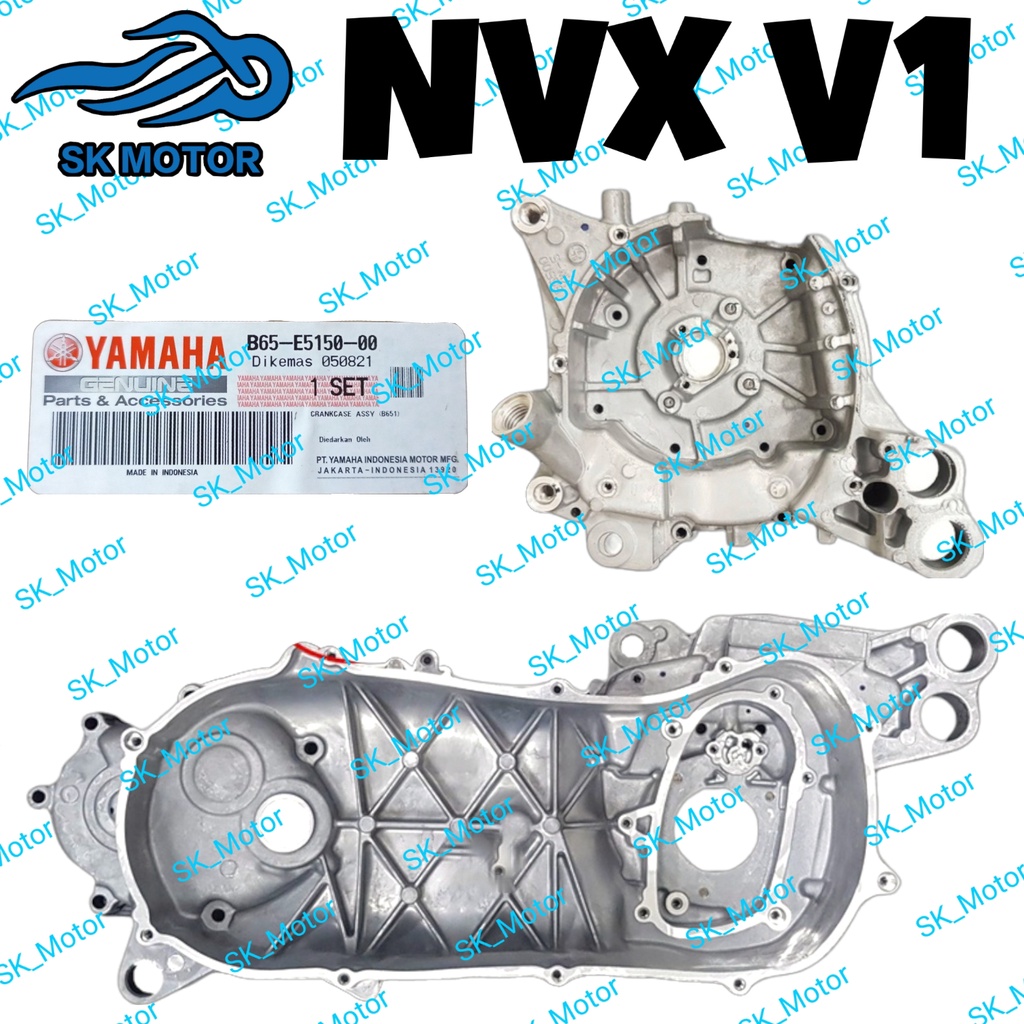 Yamaha NVX155 NVX 155 V1 Original Crankcase Casing Set Kotak Engine ...