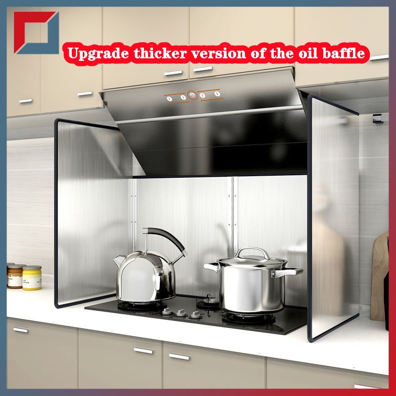 kitchen oil splash guard stove proof water aluminium baffle cover 304 ...
