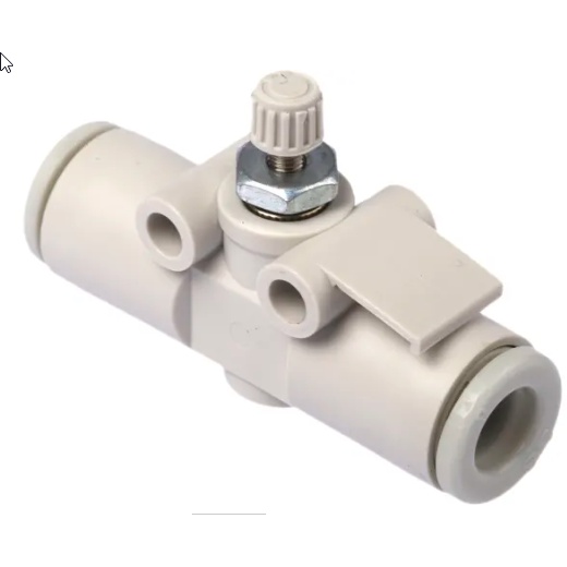 SMC AS Series Tube Flow Controller, 6mm Tube Inlet Port x 6mm Tube Outlet Port(AS1002F-06 ...