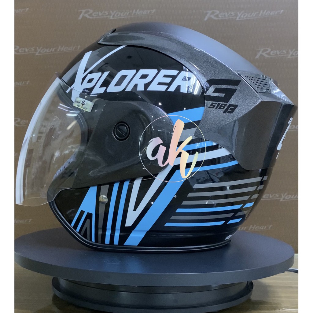 XDOT G518B HELMET XDOT G518 BLITZ XPLORER TOPI KELEDAR KHI HELMET LTD ...