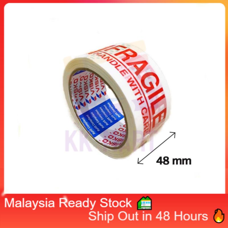 VISKO Fragile OPP Tape 48mm x 50m | Shopee Malaysia