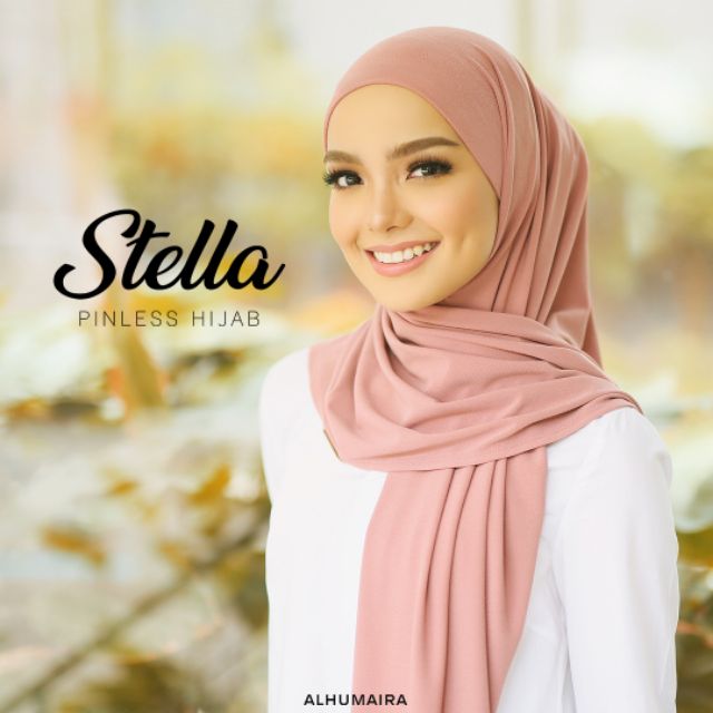 AL HUMAIRA : STELLA PINLESS HIJAB | Shopee Malaysia