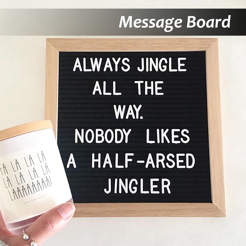 Felt Letter board with Letters and Numbers 10x10 Inch -Message Board ...