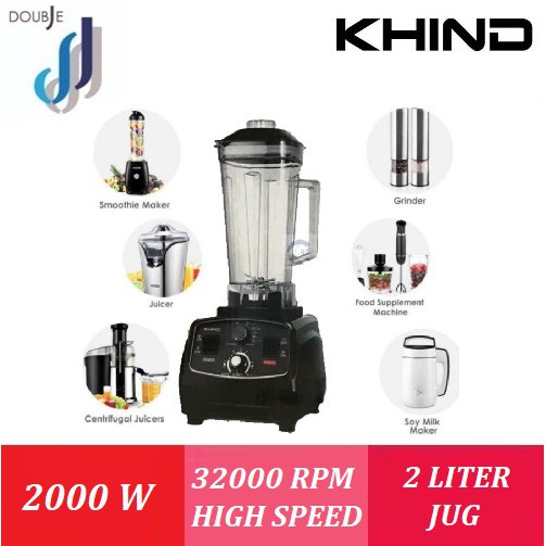 KHIND 1200W HEAVY DUTY COMMERCIAL BLENDER BL2000P | Shopee Malaysia