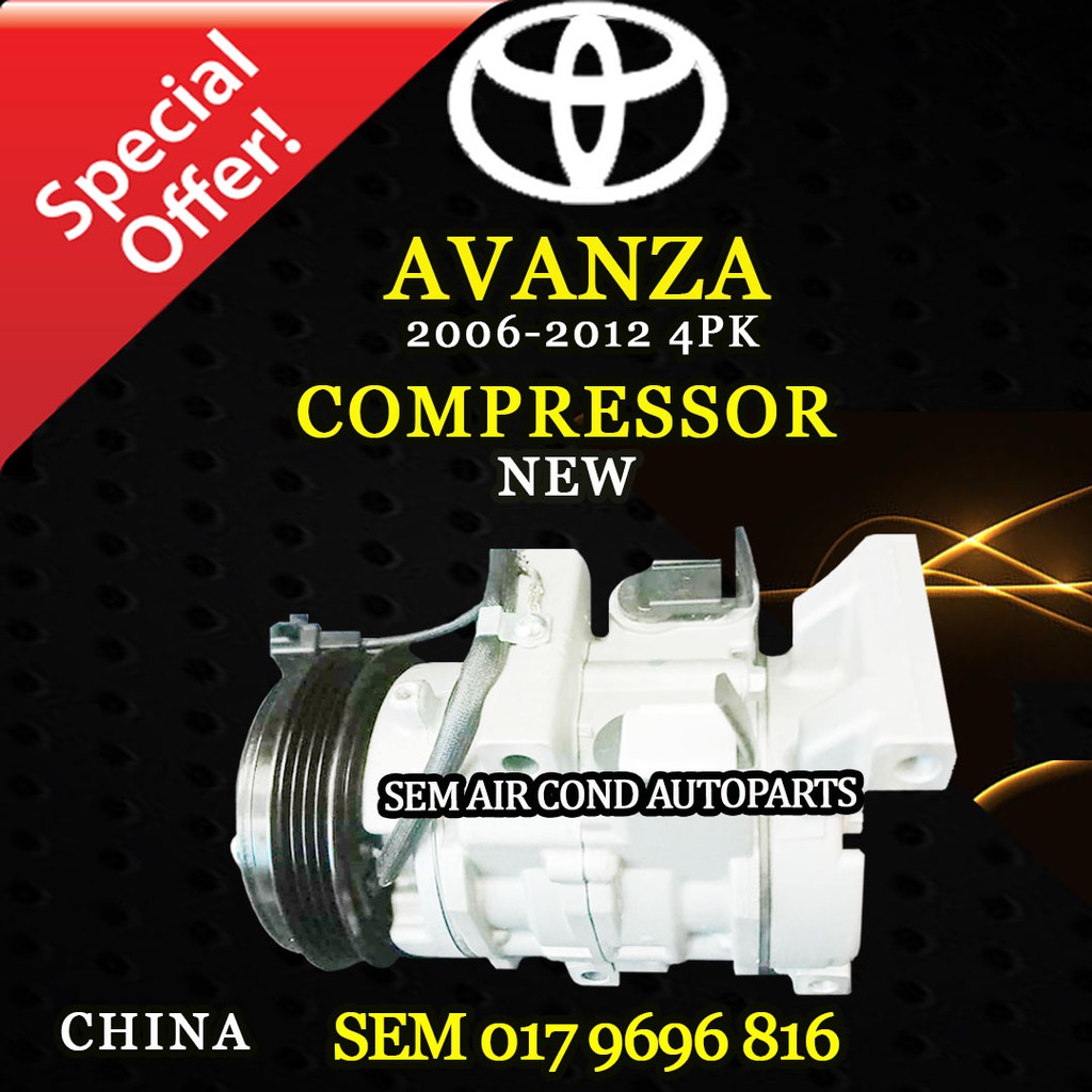 TOYOTA AVANZA OLD MODEL 2006-2012 YEAR FIRST BATCH 4PK NEW CHINA ...