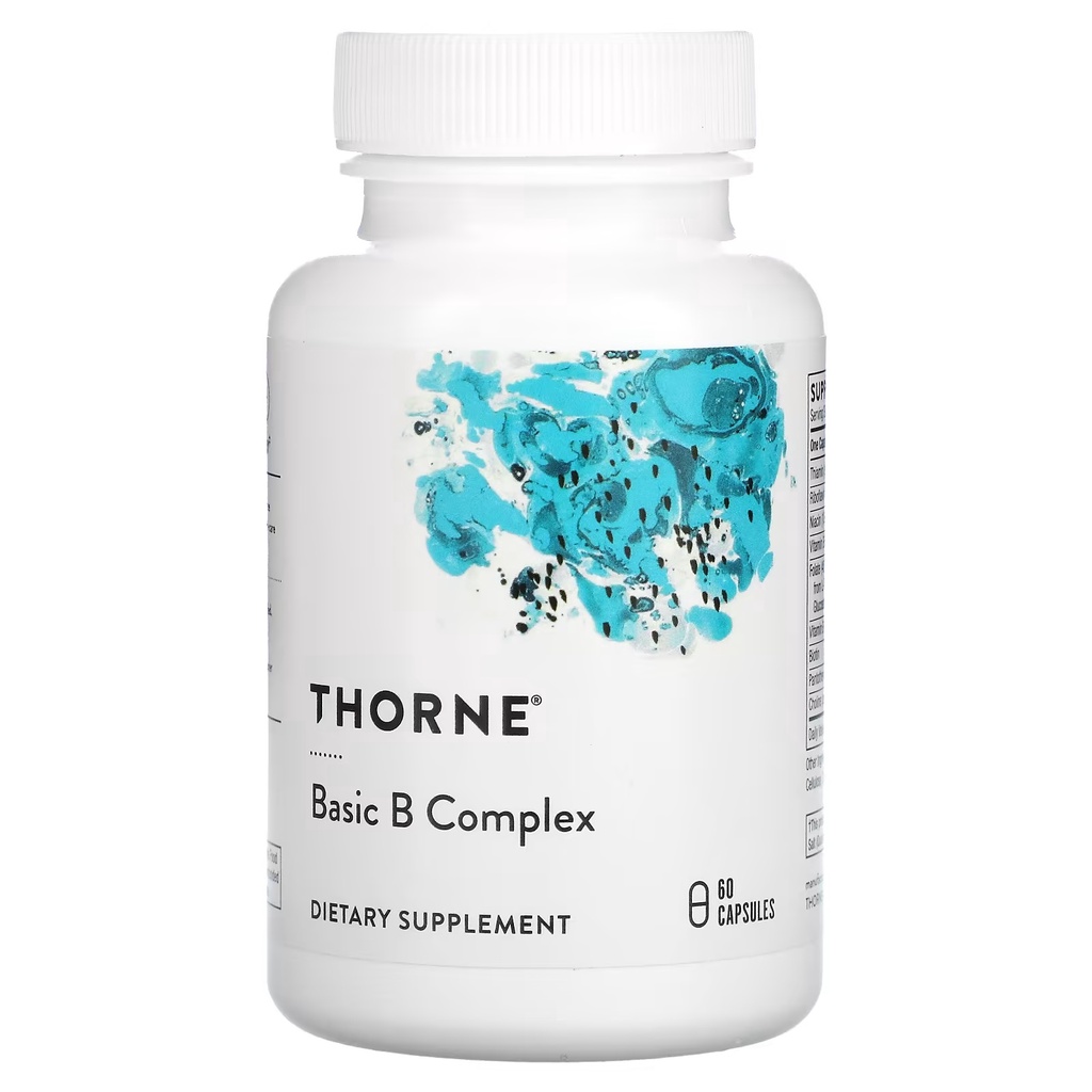 Thorne Research Basic B Complex 60 Capsule - Stress Energy Foundational ...