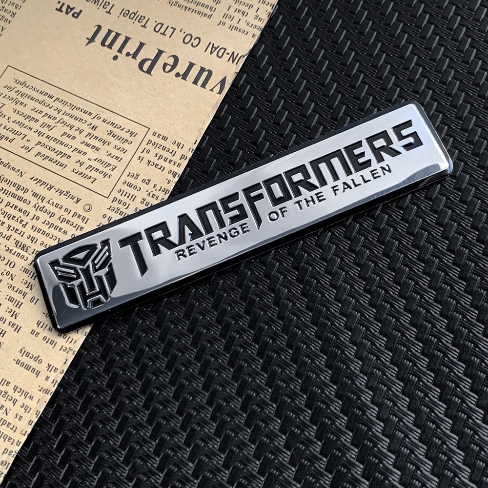 Car styling 3D Transformers Car Emblem Stickers Aluminum Autobots ...