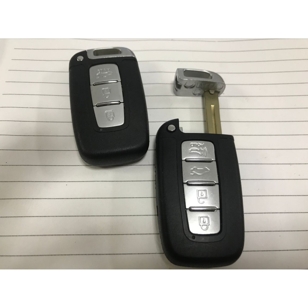 Updating hyundai & kia 3/4 B smart key shell for replacing old style ...