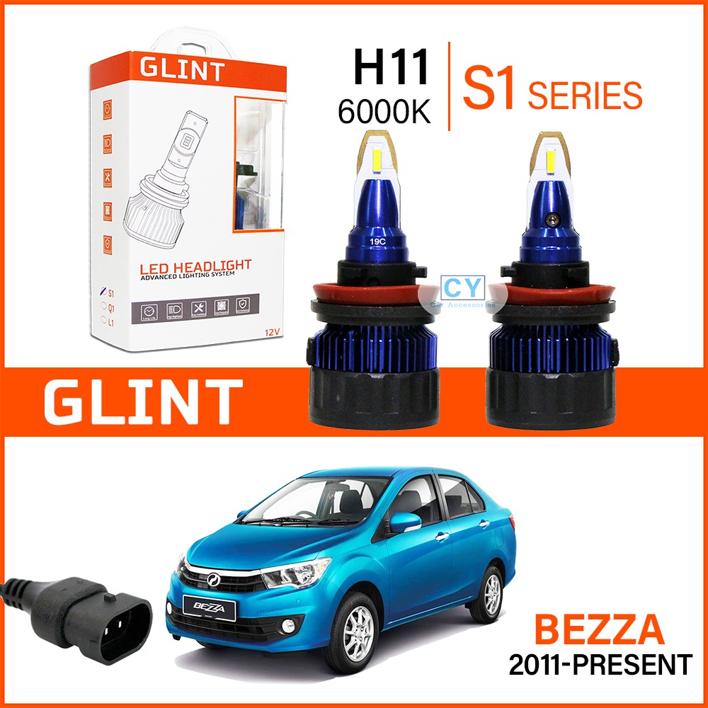 GLINT S1 Series Car LED Headlight Bulb - H11 9005 PERODUA BEZZA 2011 ...