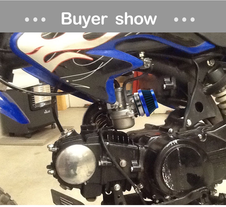 Universal Motorcycle Air Filter Intake Mushroom Head Air Cleaner For ...