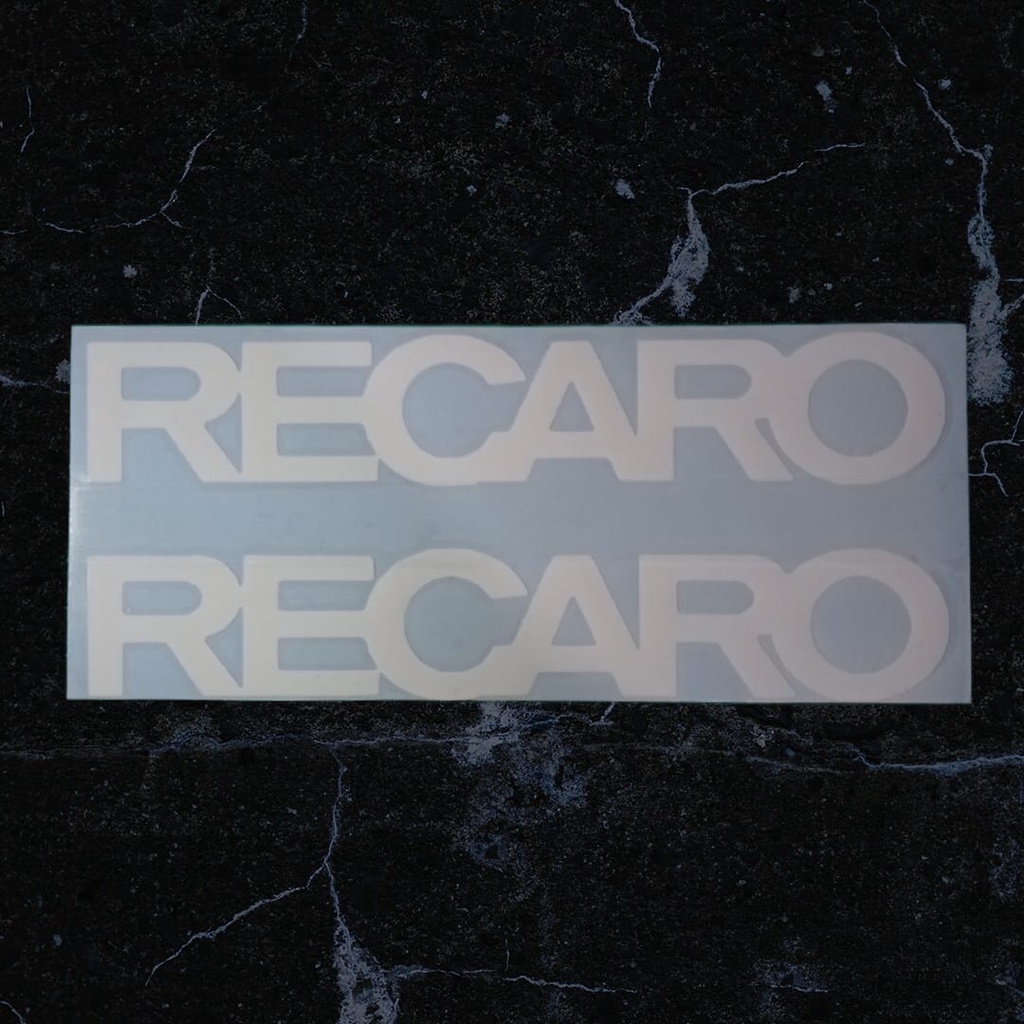 RECARO STICKER (2pcs) / Car Decal Automotive Die-Cut Vinyl Sticker ...