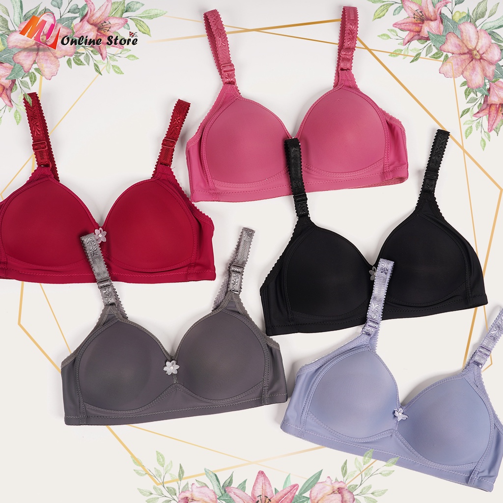 MU NON WIRED LADIES BRA CUP B / BRA DEWASA 318 /BAJU DALAM WANITA ...