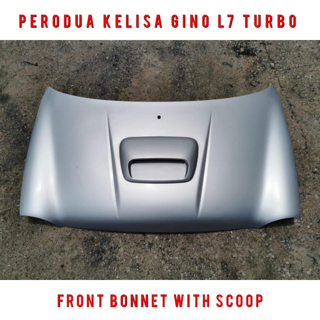 Perodua Kelisa Gino L7 Turbo Front Bonnet With Scoop / Bonet Depan ...