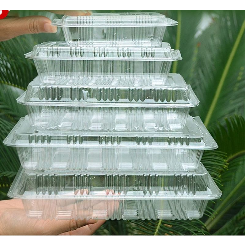 RORA - (50/100 Pcs) 7 SIZE - Bekas Makanan Plastik | Bekas Kuih Lapis ...