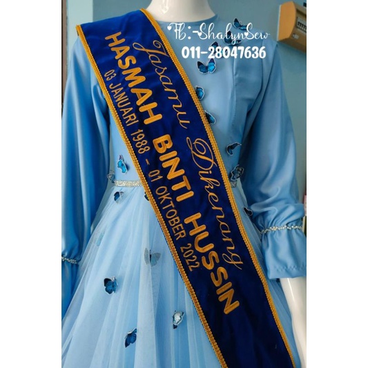 Selempang Tokoh Dan Bersara | Shopee Malaysia