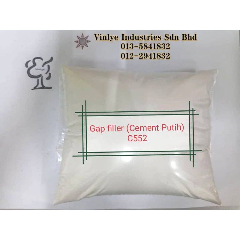 3 in 1 simen putih(white cement)白灰 celah jubin (gap filler-white) 1kg/bag | Shopee Malaysia