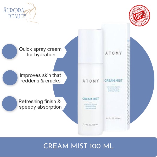 Atomy Cream Mist 100ml- Deep Hydration from one bottle of spray-on ...