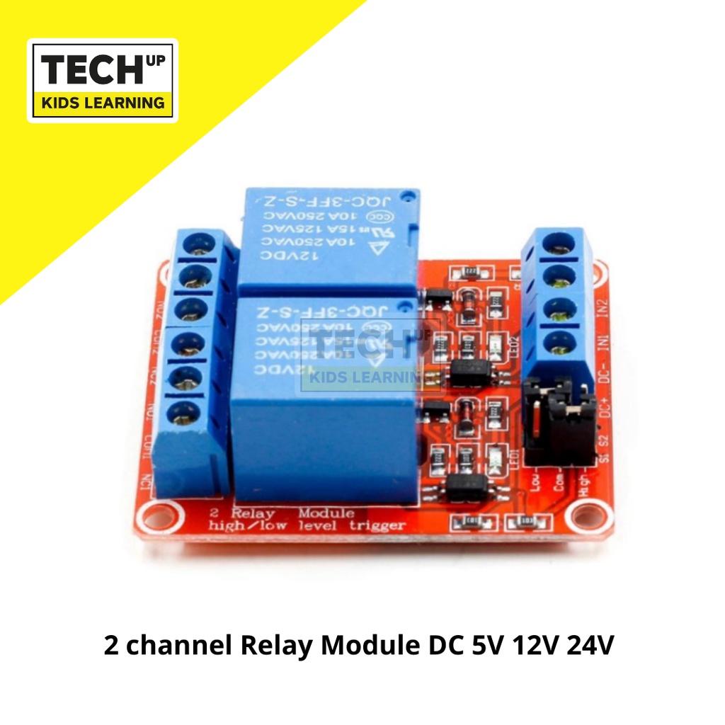(Ready Stock) 2 channel Relay Module DC 5V 12V 24V High and Low Level ...