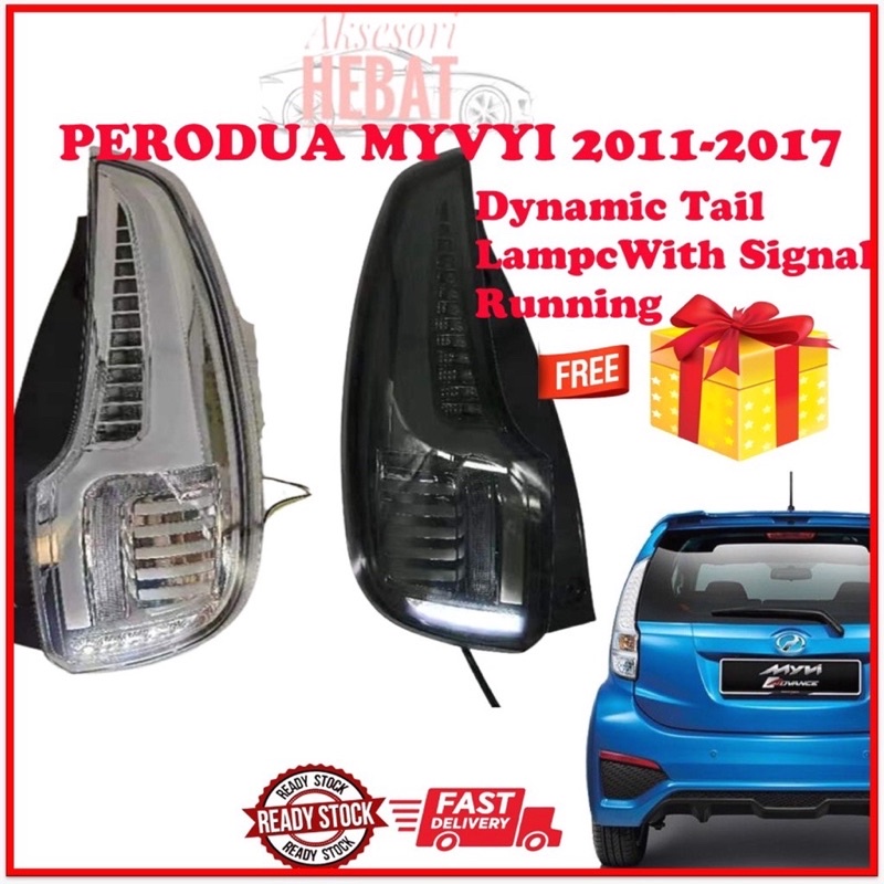 Perodua Myvi Lagi Best / Icon 2011 - 2017 Dynamic Tail Lamp With Signal ...