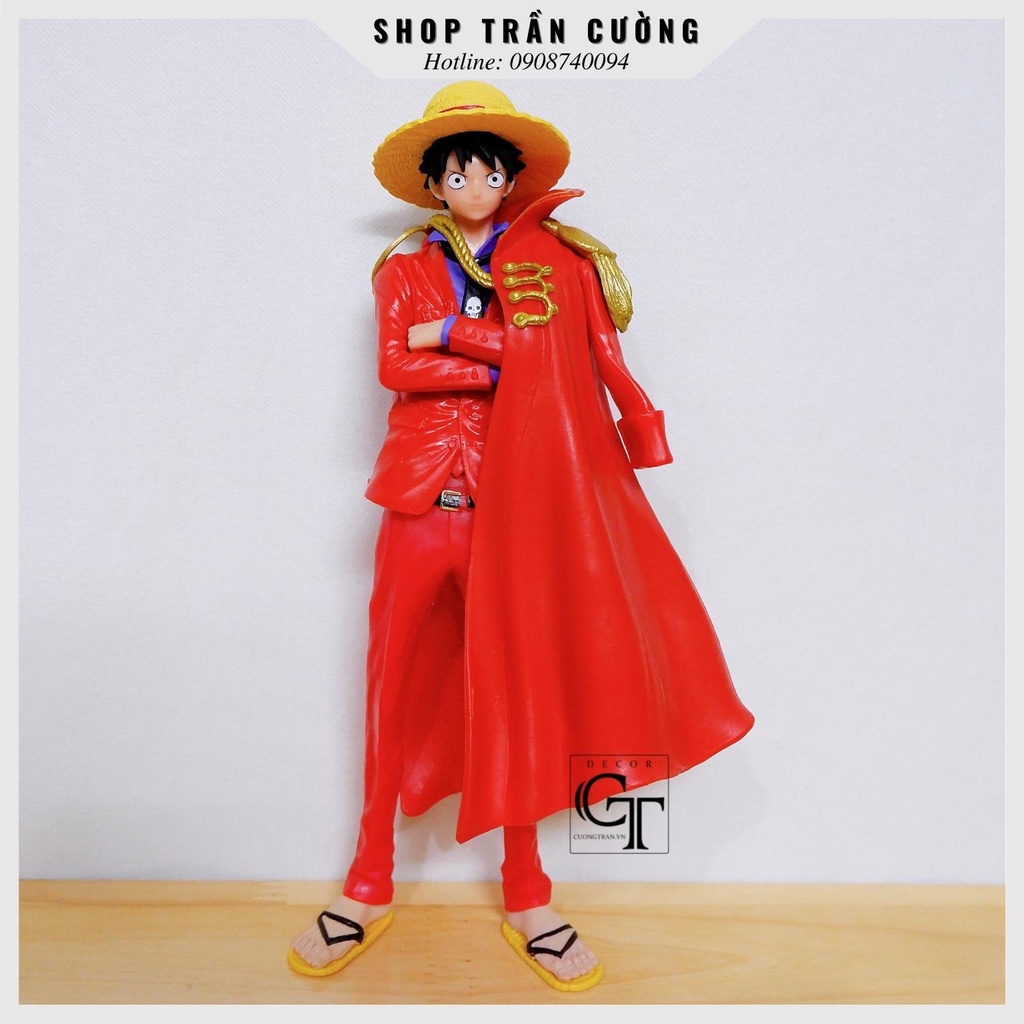 One Piece Model | Luffy Character Model Red Cap | Size 25cm | Shopee ...