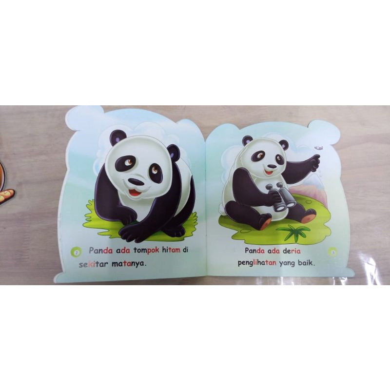buku cerita Panda, Singa , Katak, Ular, Gajah, biri, arnab ,kuda | Shopee Malaysia