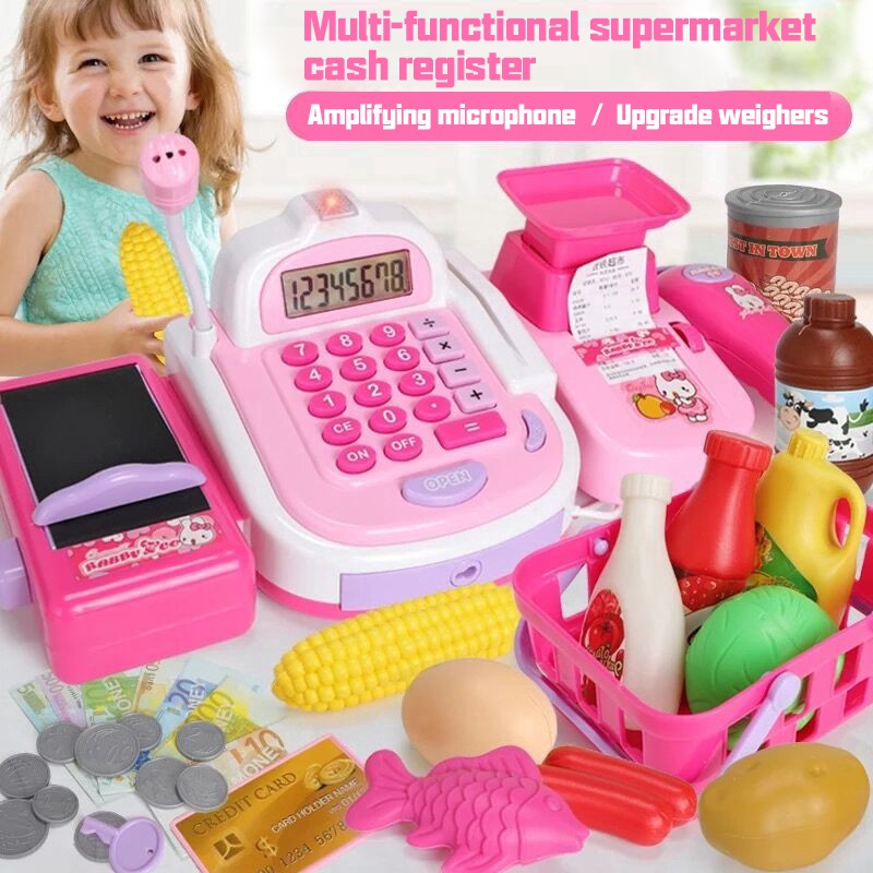 Toys Shopping cashier Children's Supermarket cashier toys machine toy ...