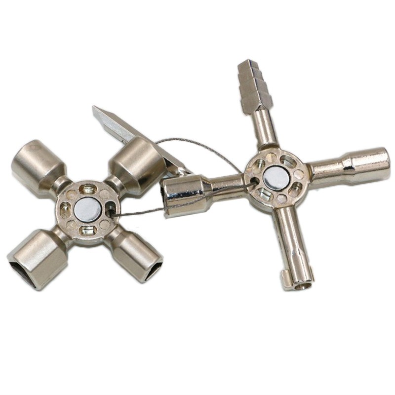 Multi-function Cross Wrench Square Triangle Valve Key Set | Shopee Malaysia