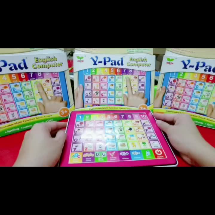 Kids early learning mini pad ypad English educational tablet pad ...