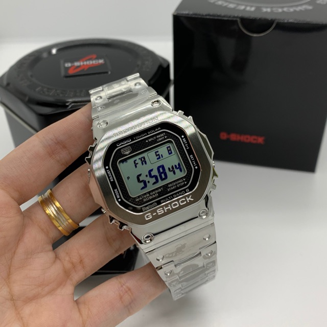 GSHOCK LIMITED GMWB5000D-1 GSHOCK STAINLESS STEEL SILVER / GMWB5000D ...