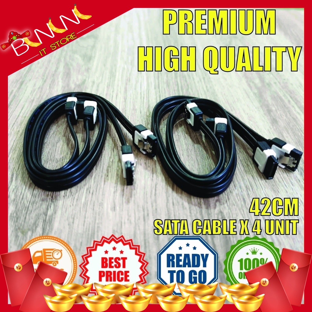 [Ready Stock] SATA III 6Gb/s SATA 3 High Speed Cable L Shape or ...