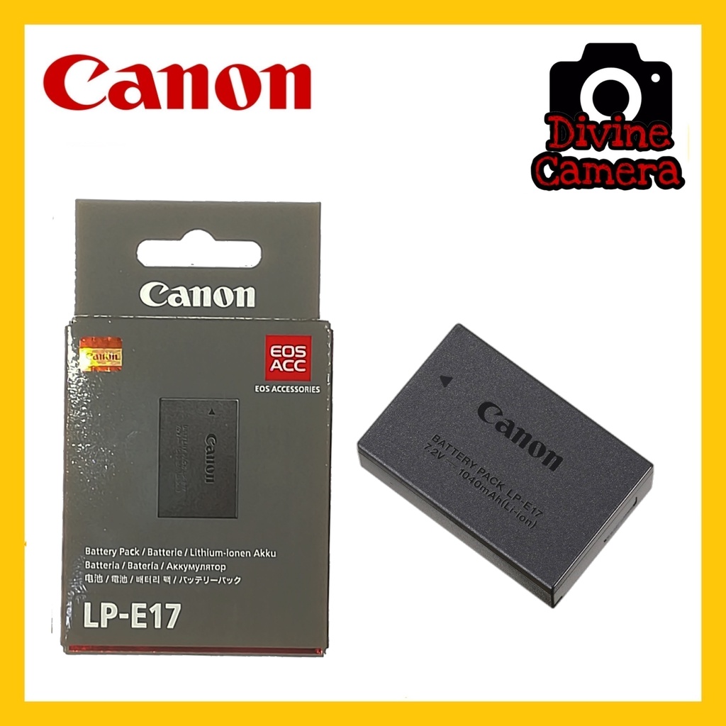 Canon Original LP E17 Lithium Ion Battery Pack 100 ORIGINAL Shopee Malaysia