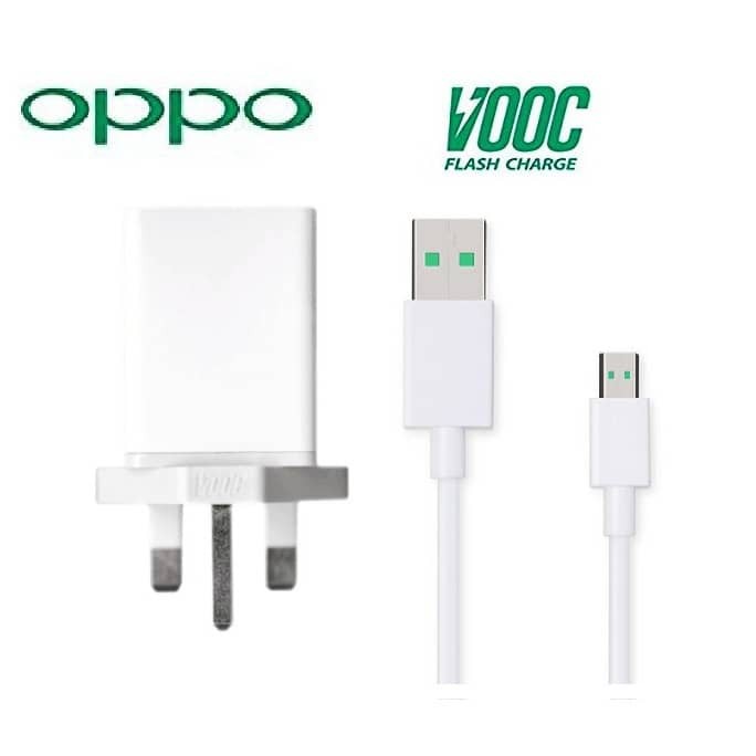 OPPO VOOC Flash Charger & VOOC USB Cable (VOOC Charger Set) | Shopee ...
