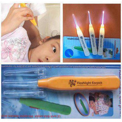 Pengorek Telinga Berlampu Ear pick with light earwax removal | Shopee ...
