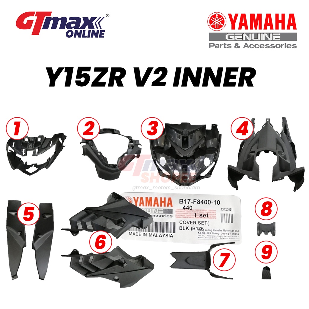 Y15 Y15ZR V2 INNER COVER SET ORIGINAL COVER INNER FULL SET Y15 V2 ...