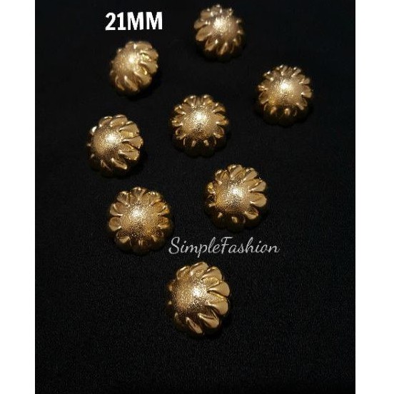 21MM Gold Buttons / Butang Emas (6pcs) | Shopee Malaysia