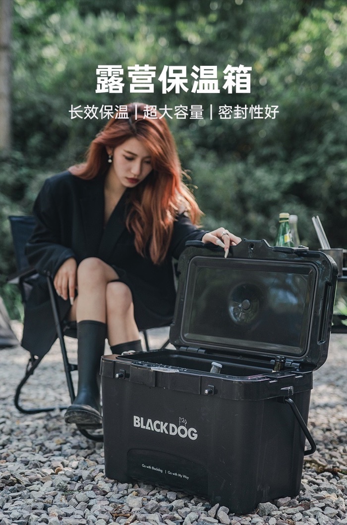 BLACKDOG NEW 26L Portable Cooler Box Outdoor Insulation Box Camping ...