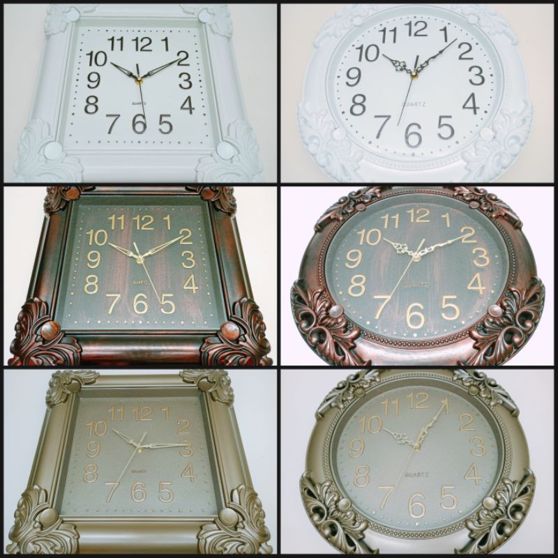 Wall Clock Classic Design/Jam Dinding 35 CM X 35 CM | Shopee Malaysia